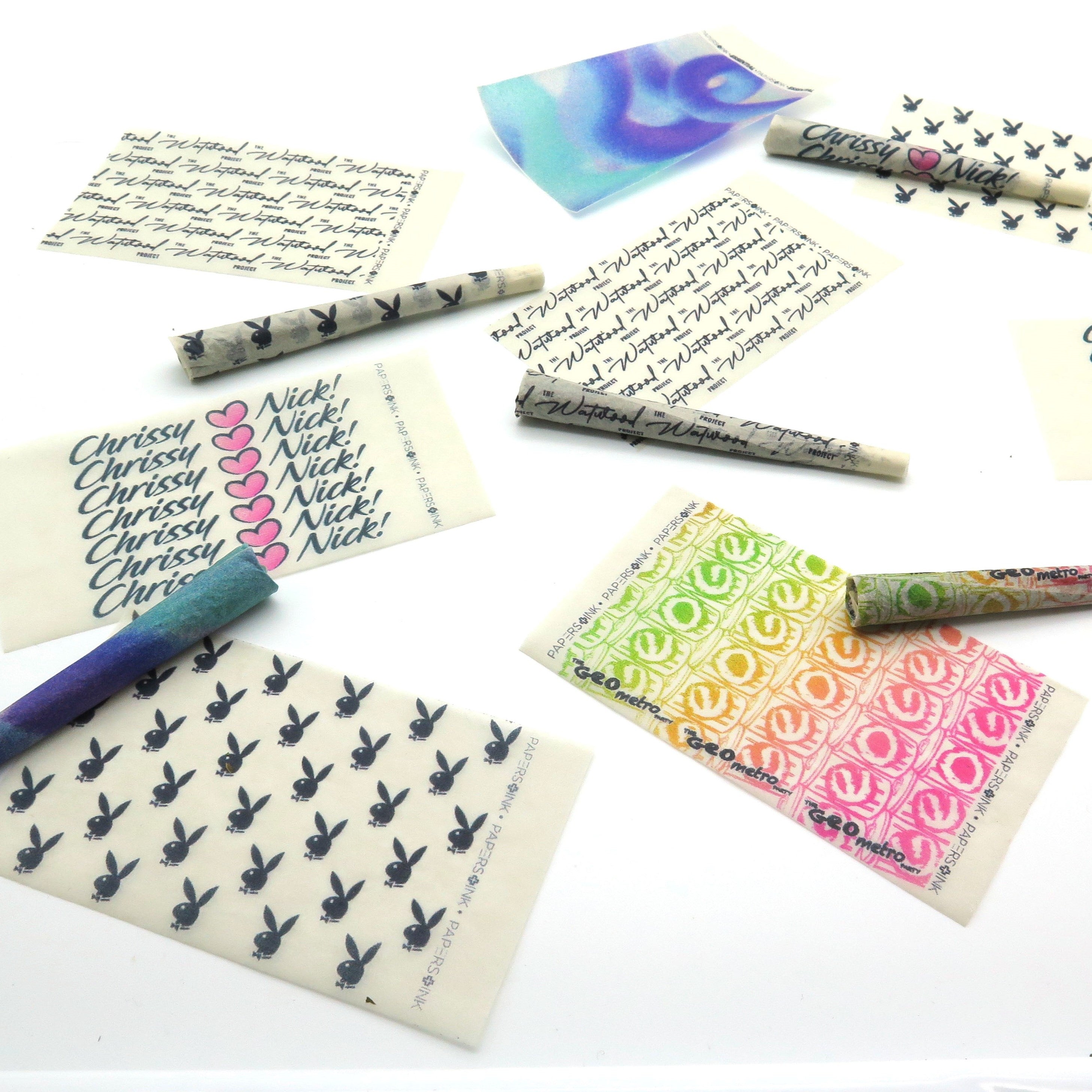 CUSTOM ROLLING PAPER – Papers + Ink